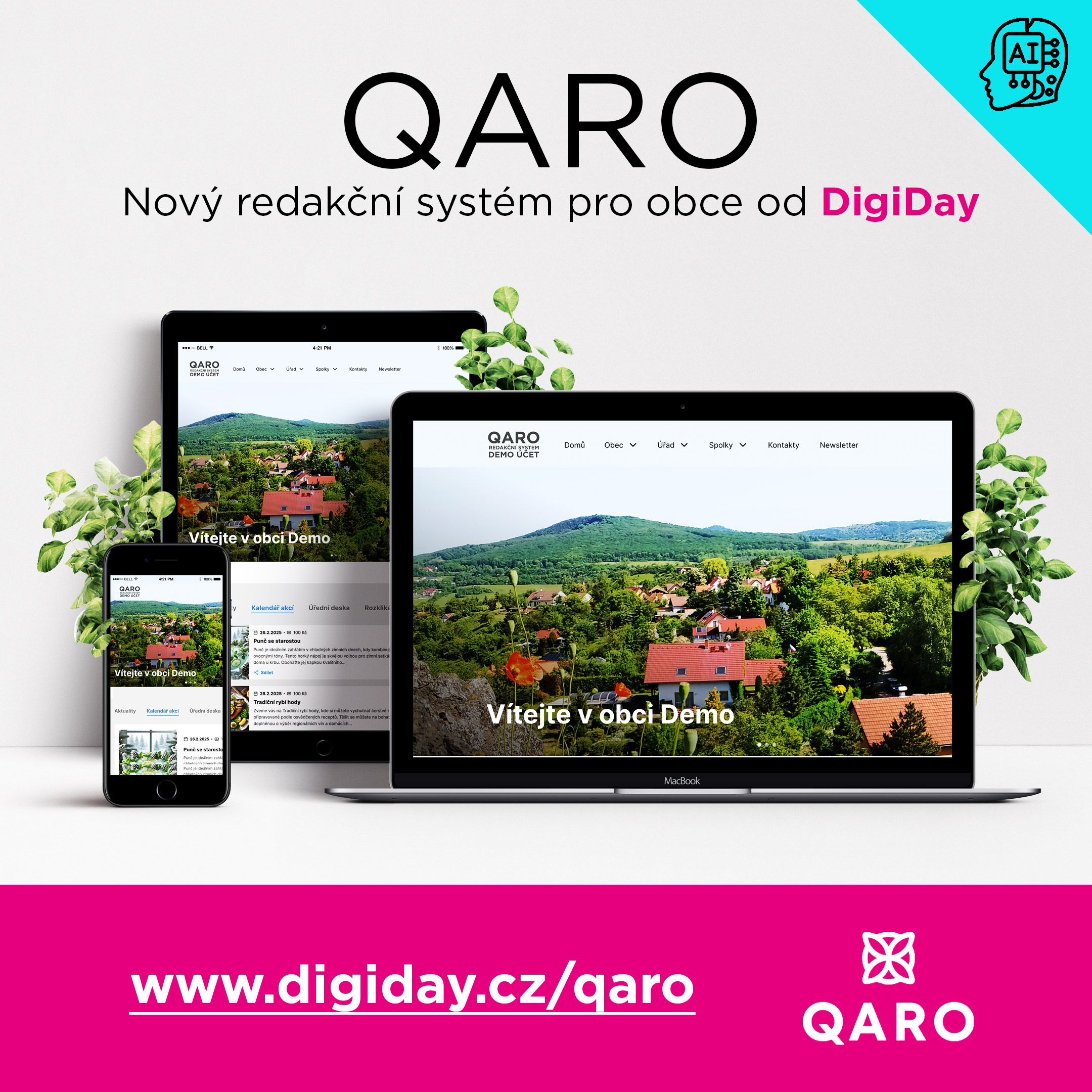 QARO – Snadná a rychlá správa webu vaší obce - DigiDay